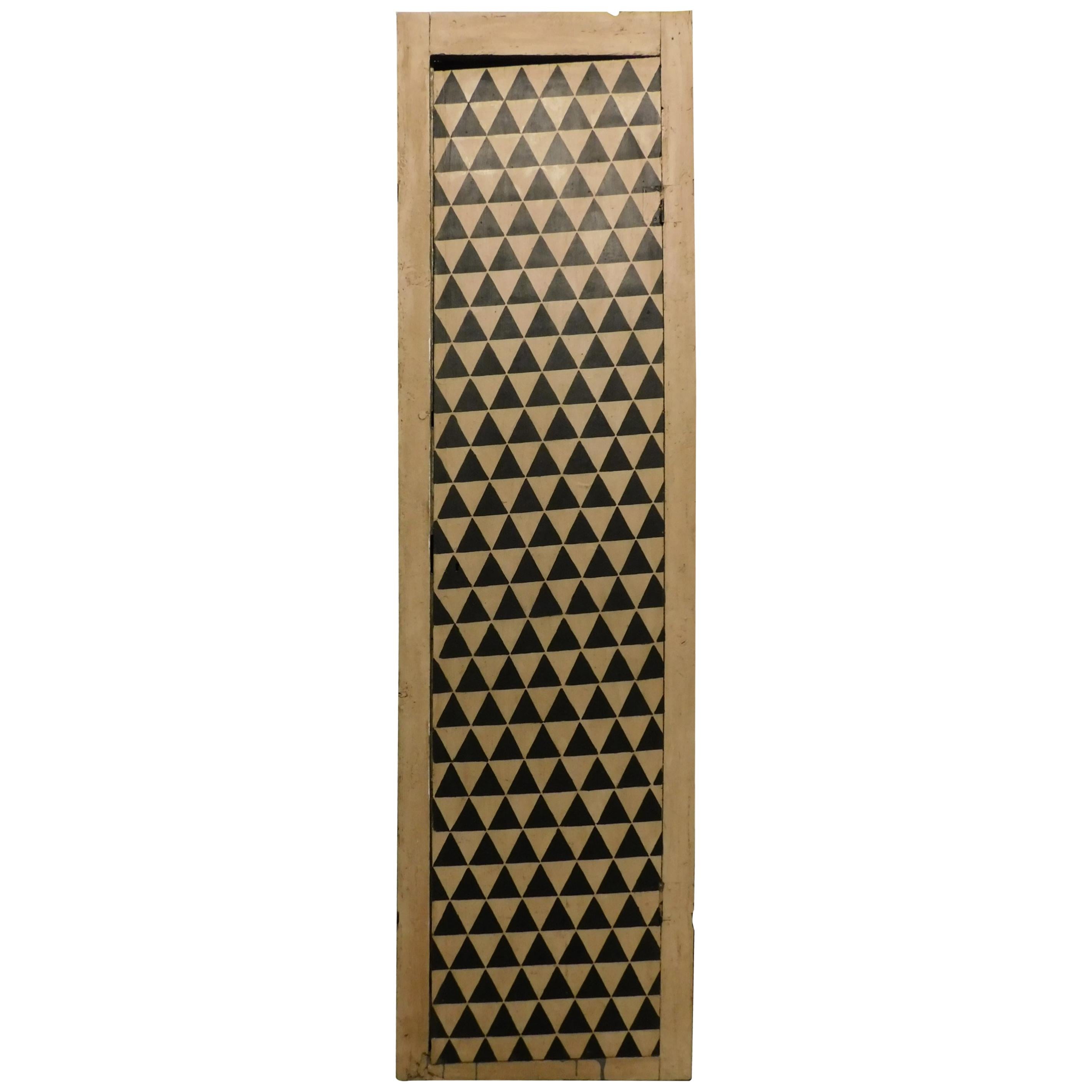 Vintage Placard, Cupboard, Built-In Wardrobe, Lacquered Wood, 20th ...