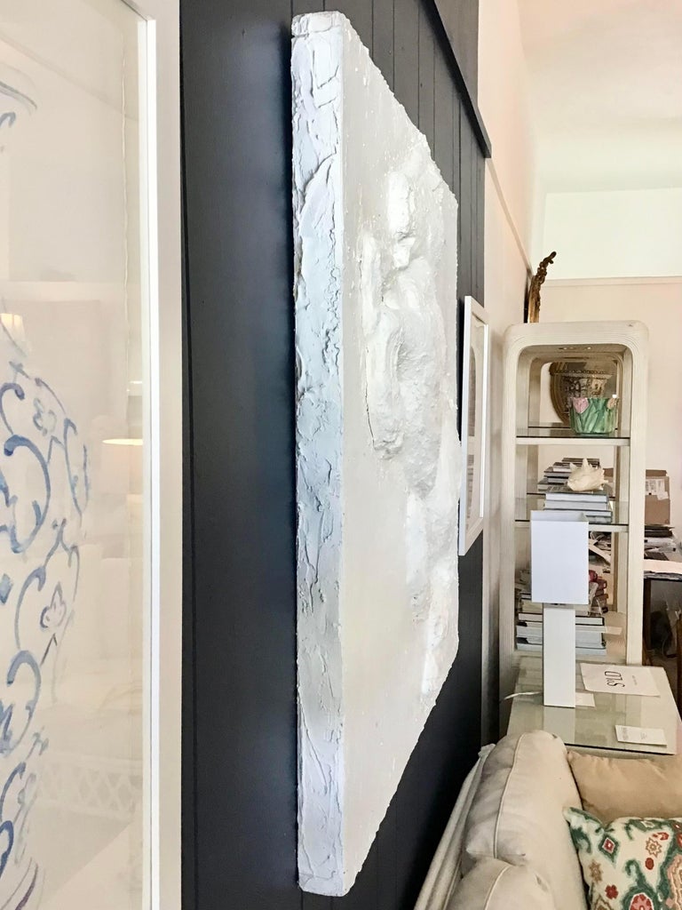 Vintage Plaster Frieze on Plywood of a Horse Art For Sale at 1stDibs