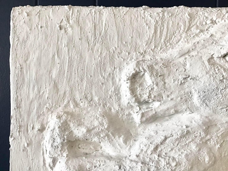 Vintage Plaster Frieze on Plywood of a Horse Art For Sale at 1stDibs