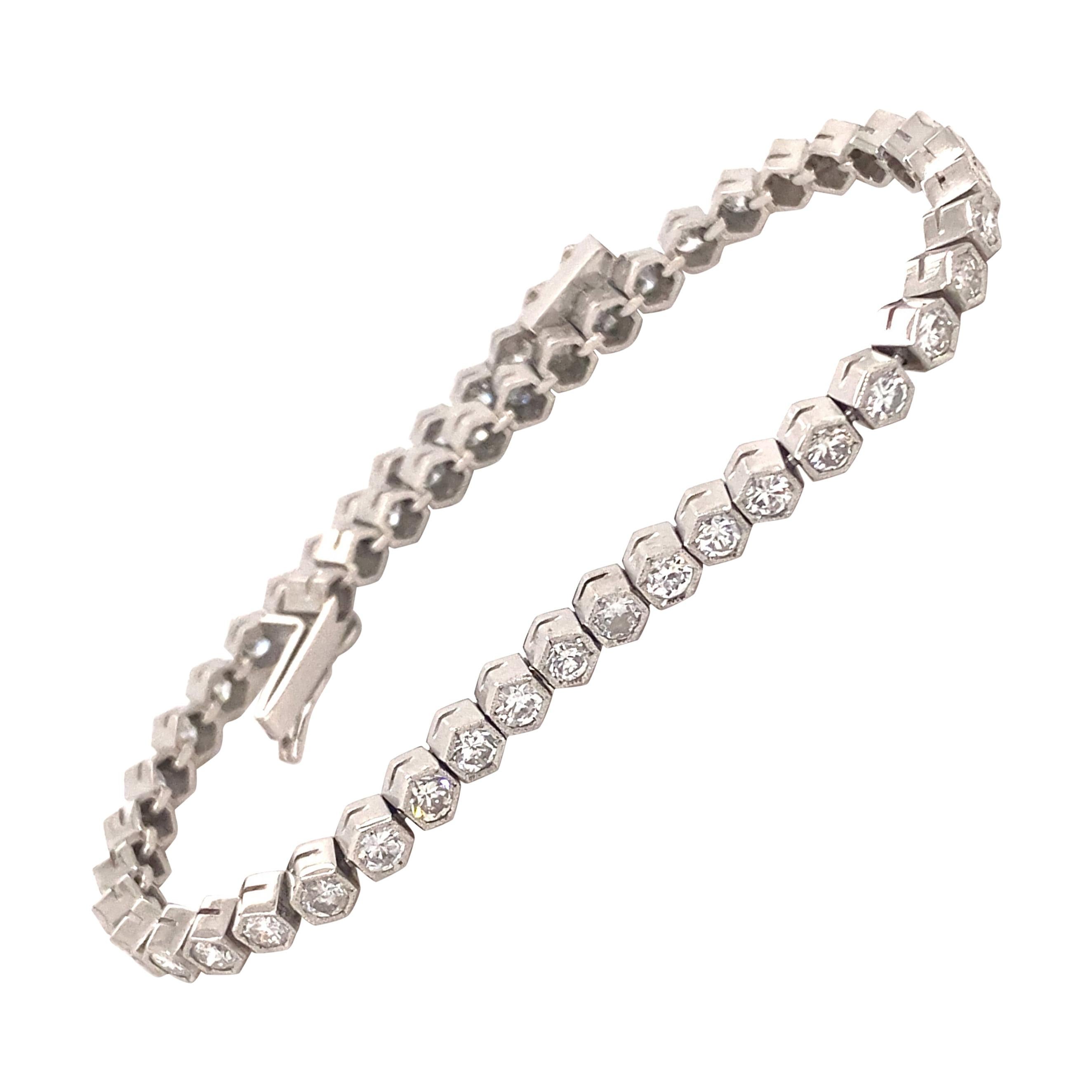 Antique Platinum Link Bracelets - 449 For Sale at 1stDibs | platinum ...