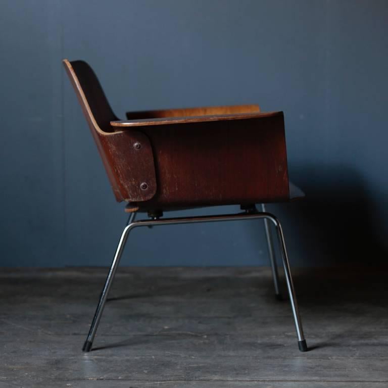 Vintage "Ply Chair" Walnut by Saburo Inui for Tendo Mokko at 1stDibs