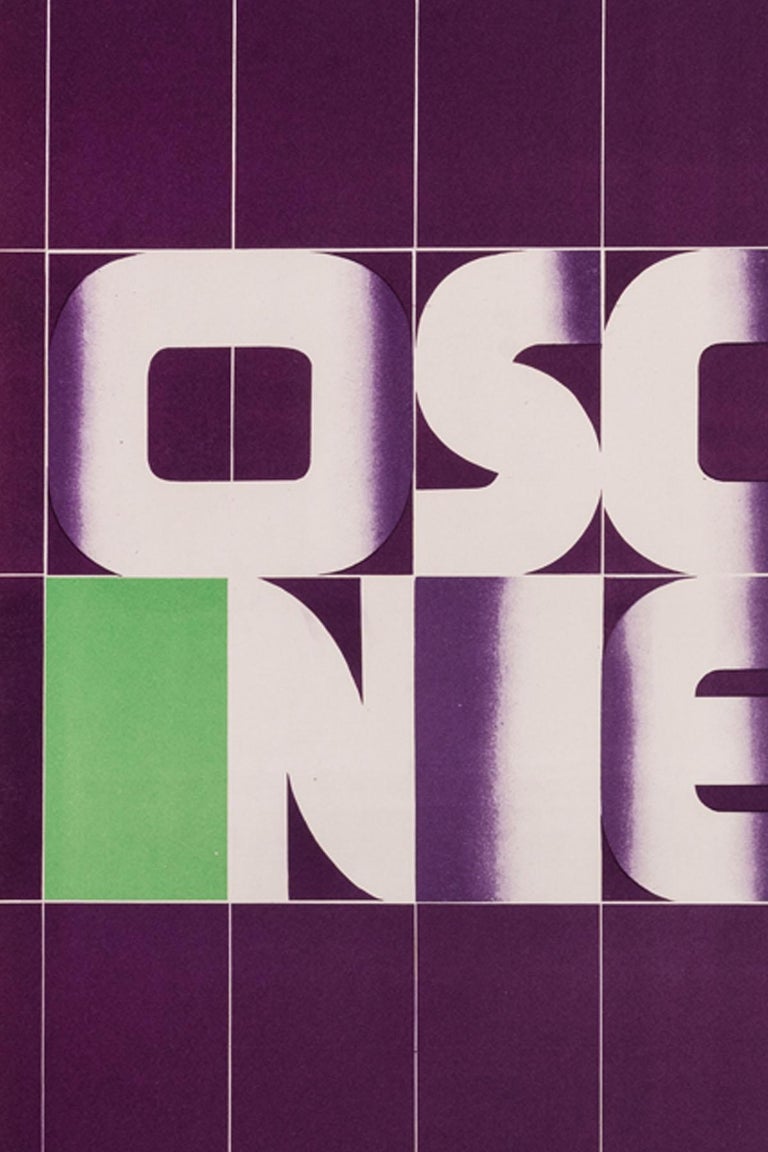 Vintage Polish Oscar Niemeyer Exhibition Poster by Tadeusz Grabowski ...