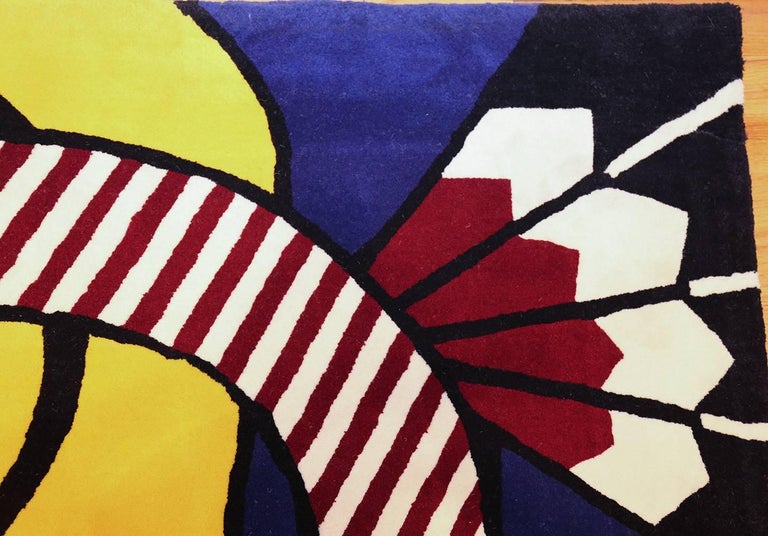 Vintage Pop Art Rug by Roy Lichtenstein. Size: 9 ft 3 in x 12 ft For ...