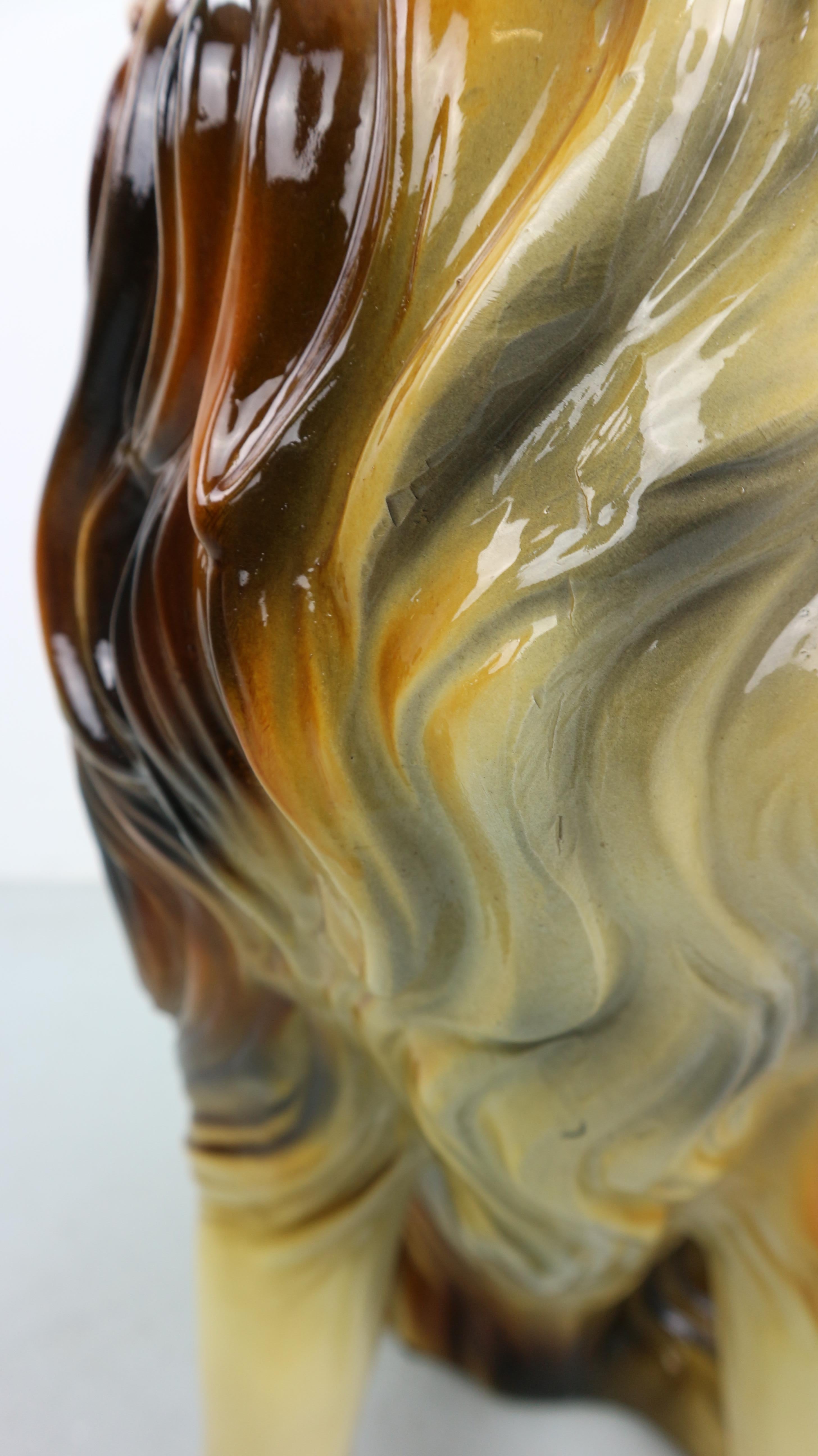 Vintage Porcelain Ceramic Collie Dog Statue, 1970s at 1stDibs | collie ...