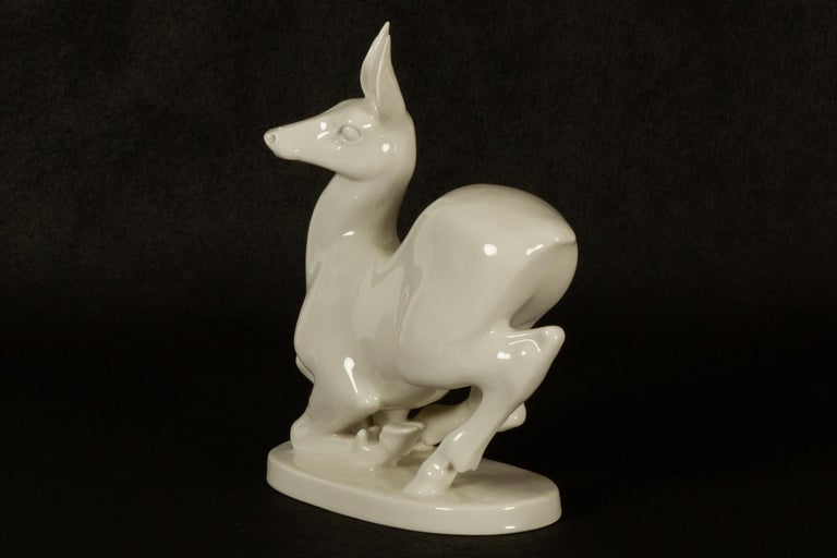 Vintage Porcelain Deer Figurine by Lomonosov For Sale at 1stDibs ...