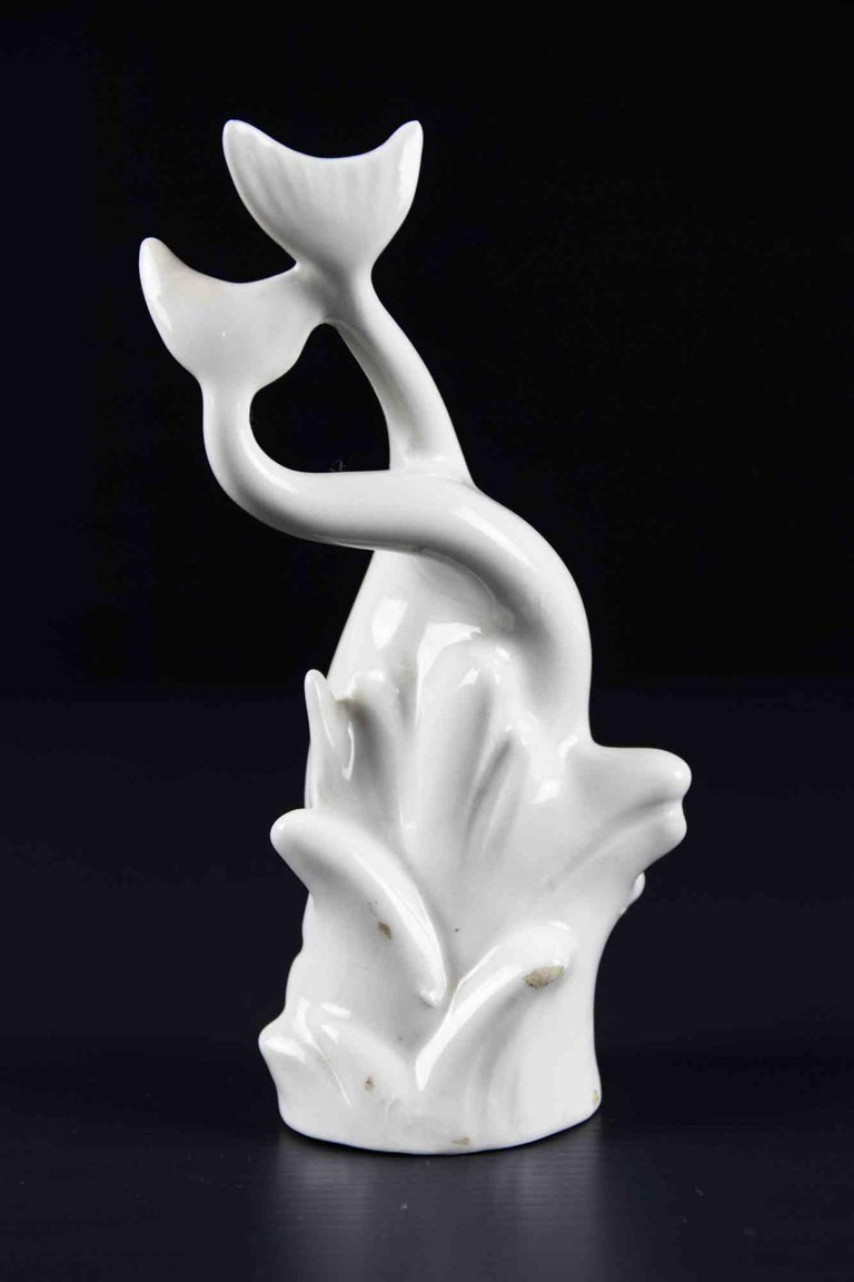 Vintage Porcelain Dolphins, 1970's For Sale at 1stDibs