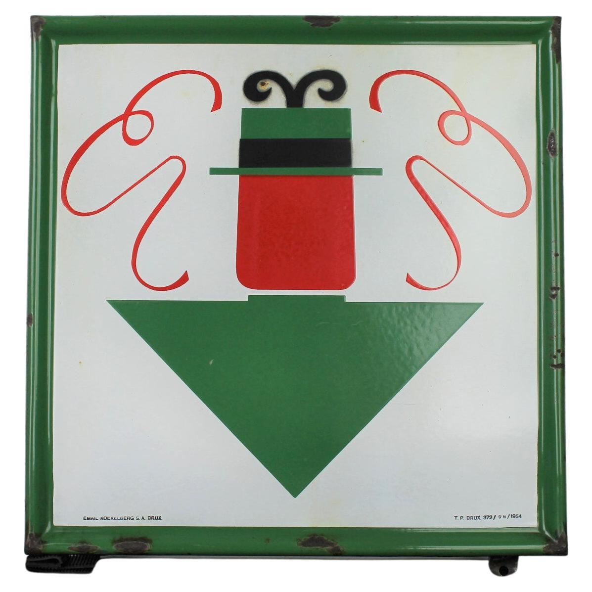 1940's Unusual Coca Cola porcelain sign with privilege panel at 1stDibs