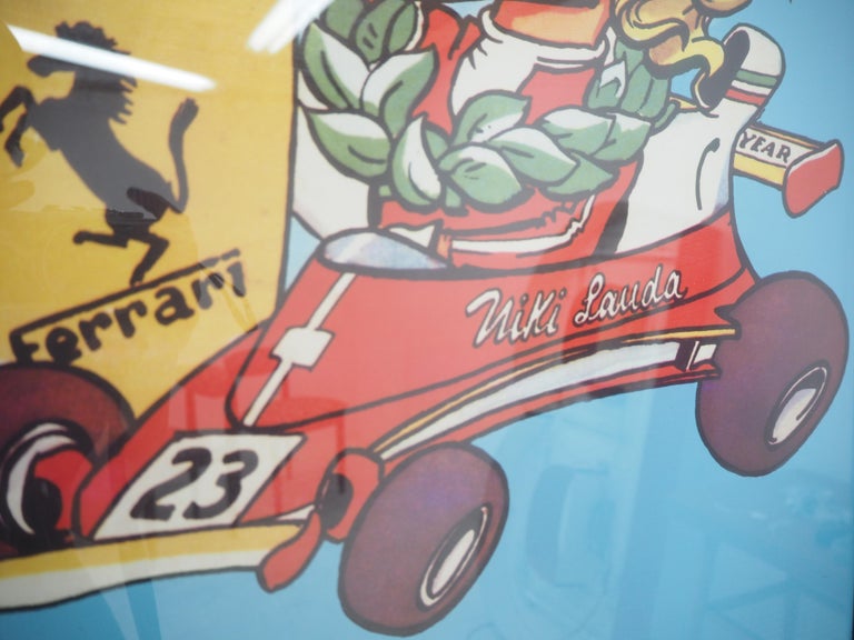 Vintage Poster Caricature of Niki Lauda, 1970s For Sale at 1stDibs ...