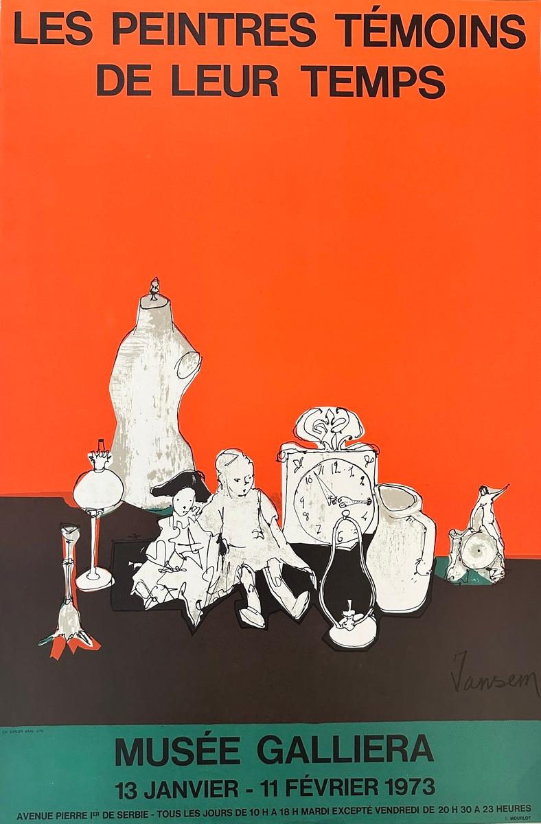 Cartel Vintage, Jansem, Les Peintures en venta en 1stDibs