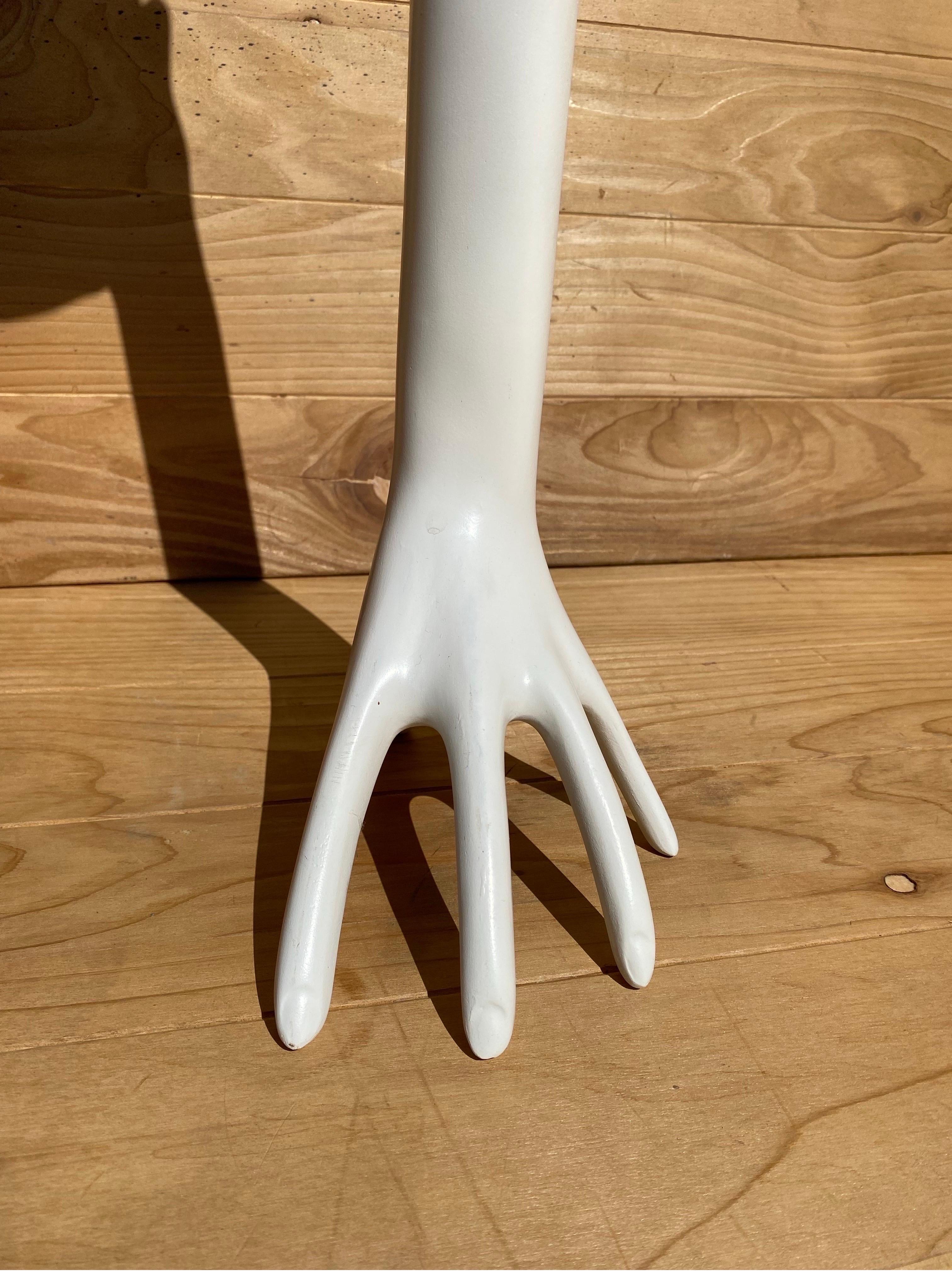 Vintage Postmodern 'Head In Hand' Abstract Sculpture For Sale at 1stDibs