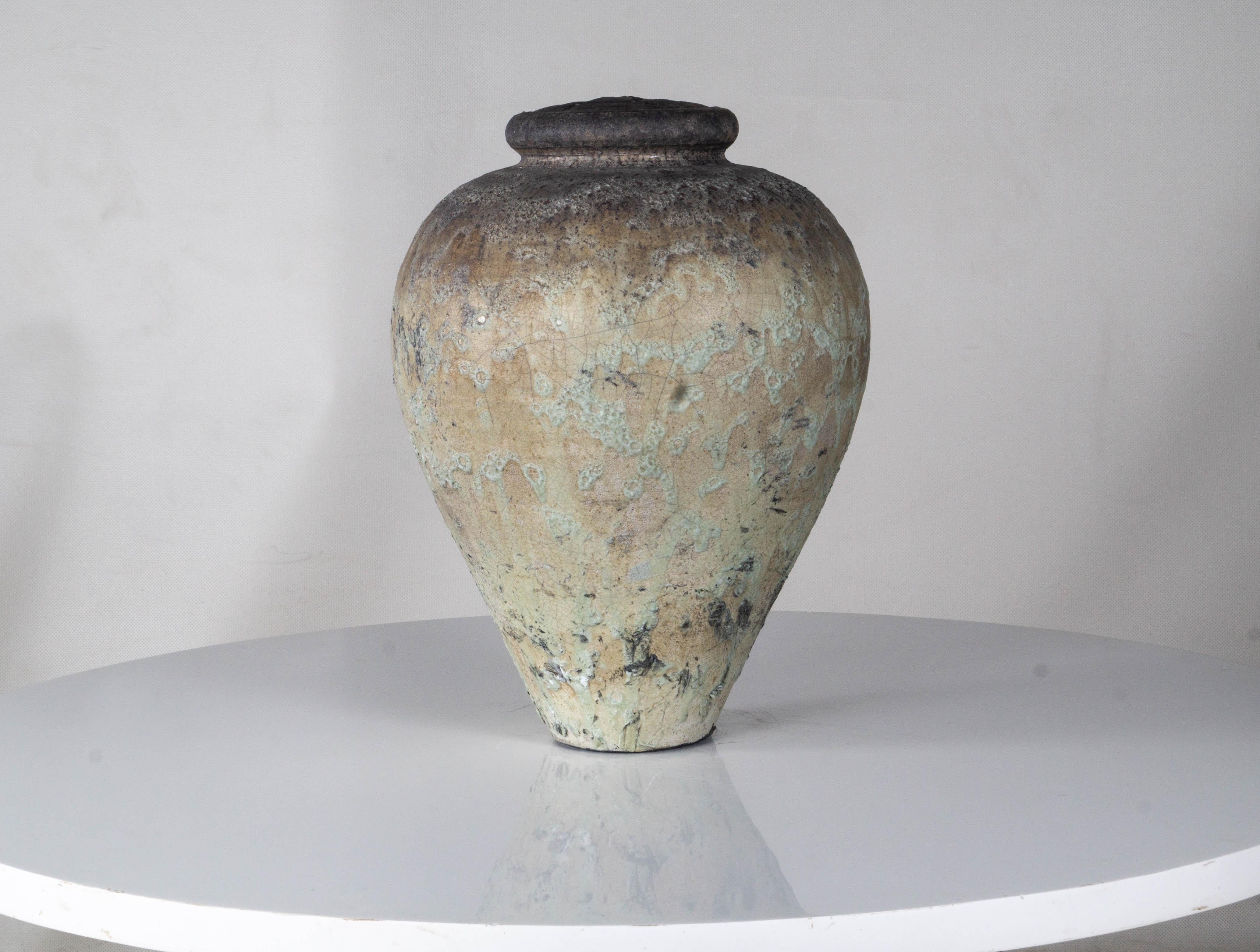 Vintage Pottery Vase For Sale at 1stDibs