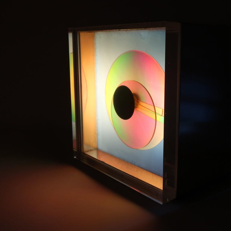 Vintage Prisma Clock by Kirsch Hamilton at 1stDibs