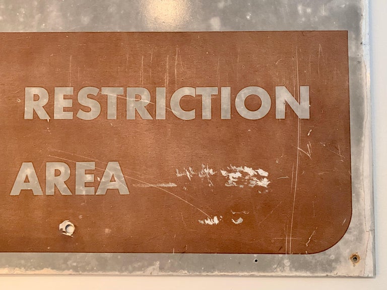 Vintage Prison Road Sign For Sale at 1stDibs