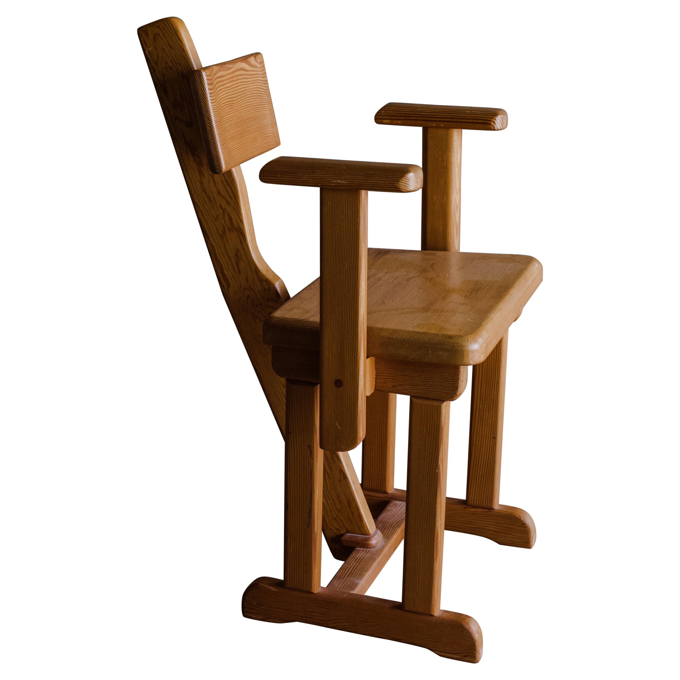 Charming Allmoge Chair, Origin Sweden, circa 1800 at 1stDibs