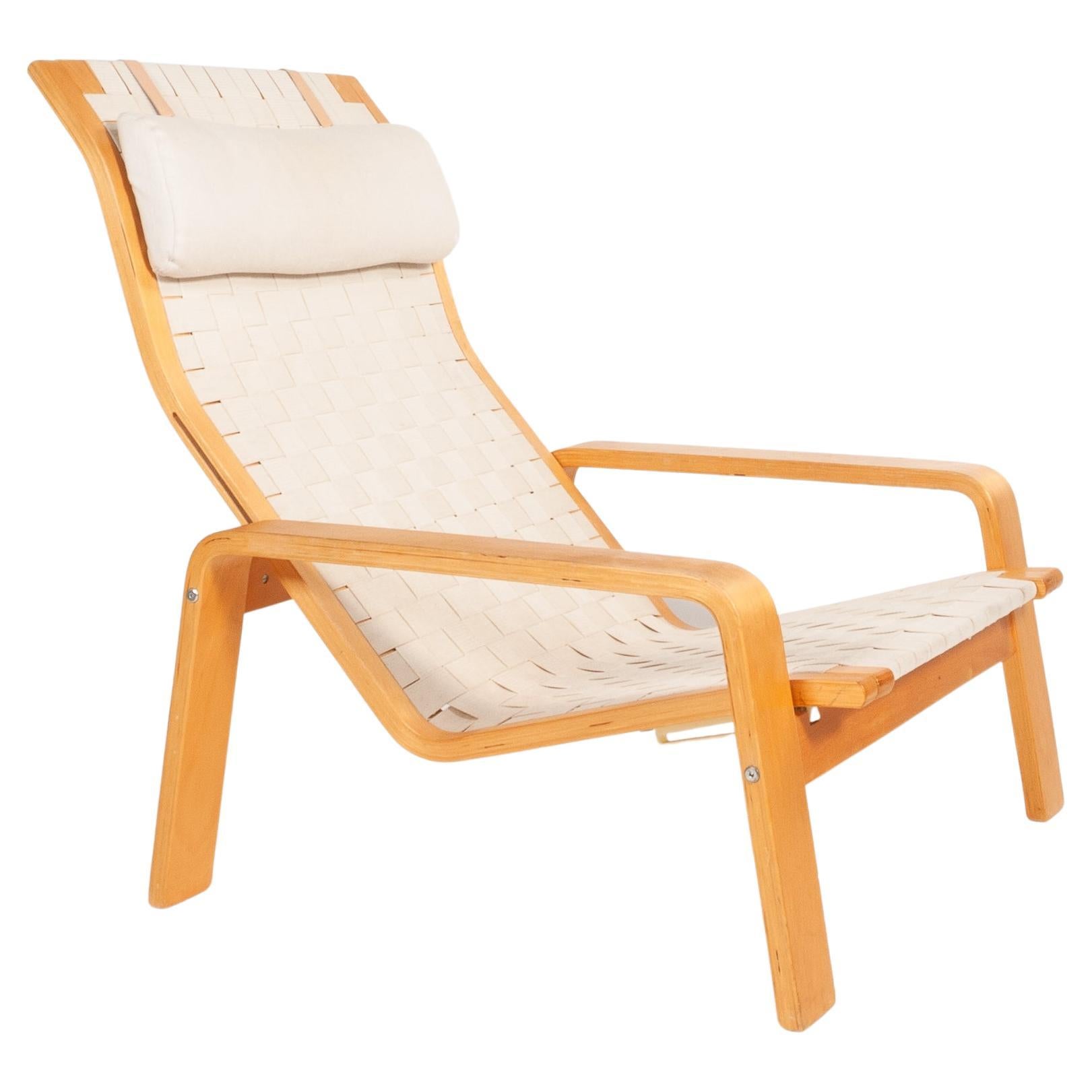 Vintage Pulkka Lounge Chair by Ilmari Lappalainen for Asko Finland ...