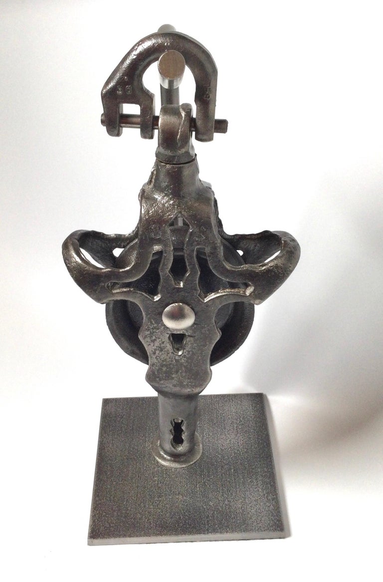 Vintage Pulley with Unusual Shape For Sale at 1stDibs