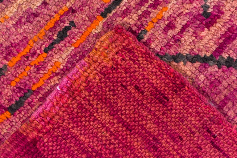Vintage Purple Moroccan Rug at 1stDibs