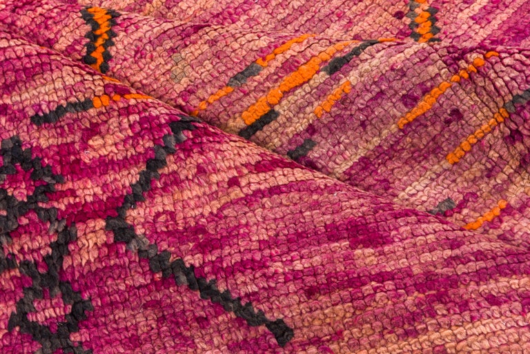 Vintage Purple Moroccan Rug at 1stDibs