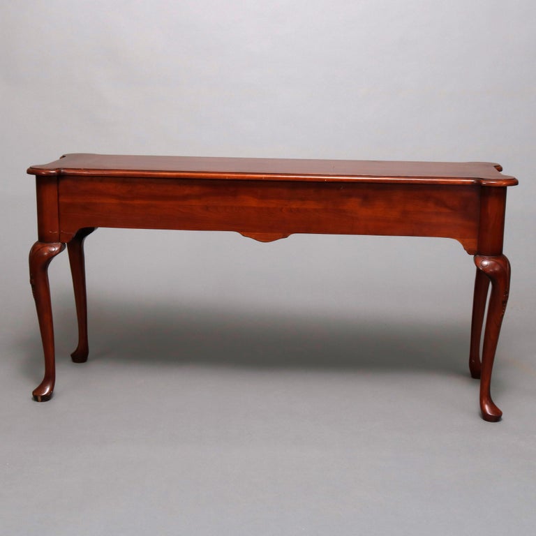 Vintage Queen Anne Style Mahogany Sofa Table by Harden, 20th Century at ...