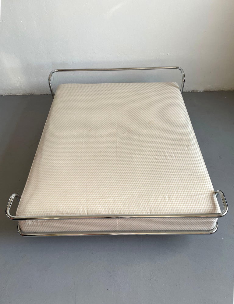Vintage King Chrome Bed Frame "Kromvik" by Ikea at 1stDibs | ikea kromvik