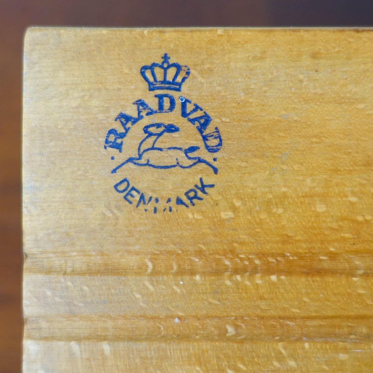 Vintage Raadvad Denmark Orange Bread Cutter, model 294, by Ove Larsen ...