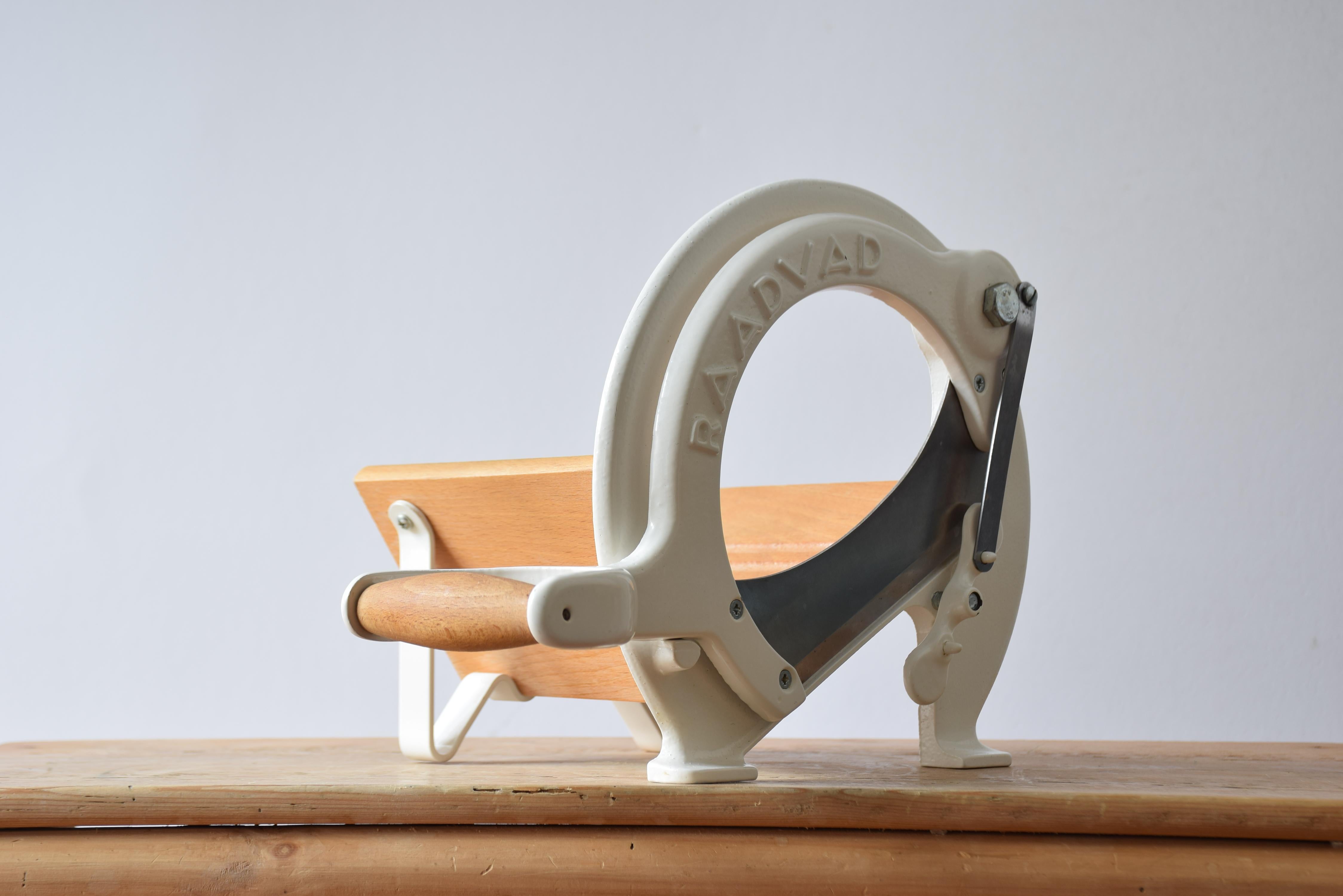 Vintage Raadvad Denmark White Bread Cutter by Ove Larsen Danish Design ...