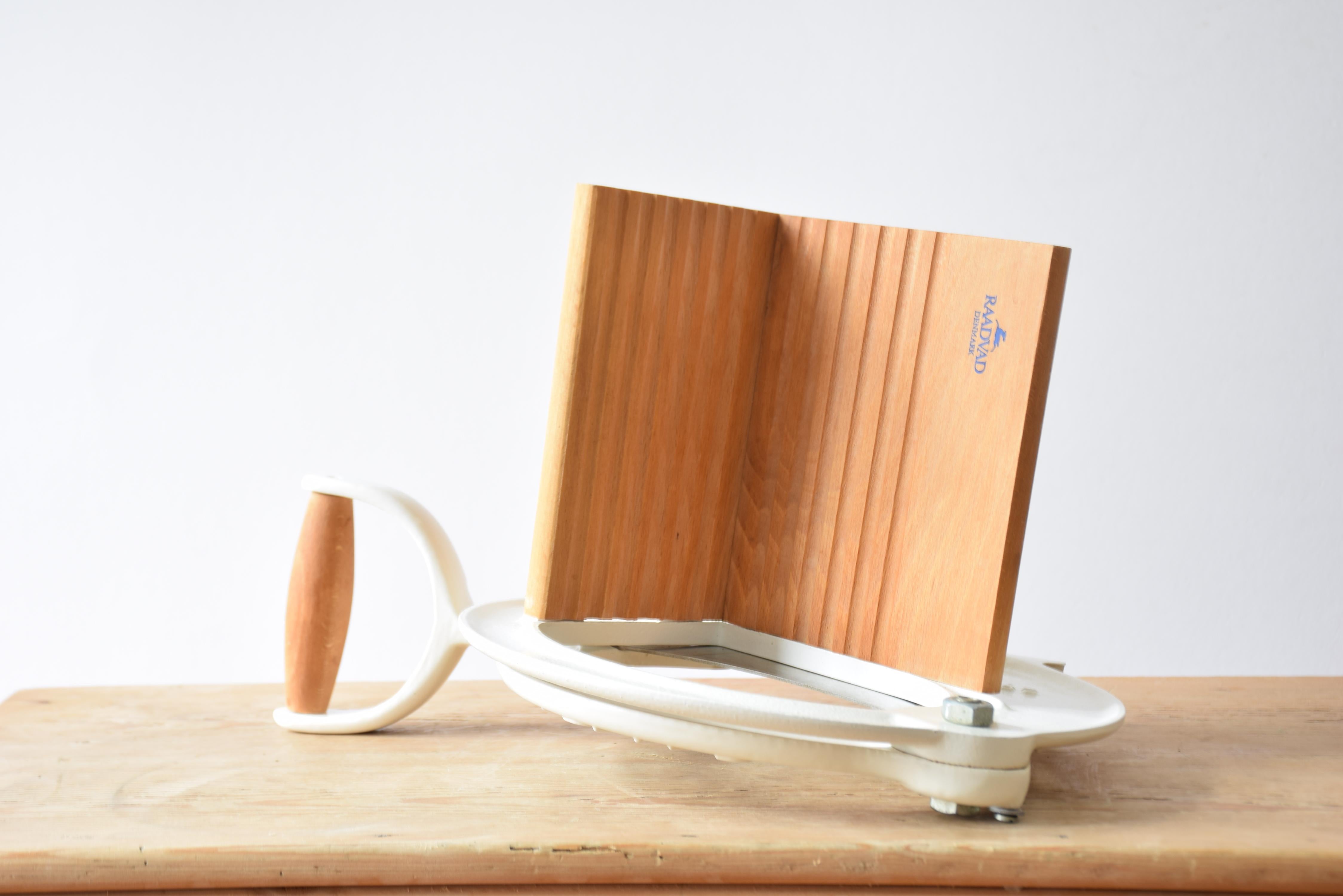 Vintage Raadvad Denmark White Bread Cutter by Ove Larsen Danish Design ...