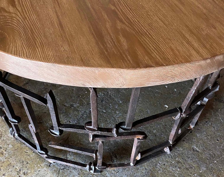 Vintage Rail Road Spike Coffee Table For Sale at 1stDibs