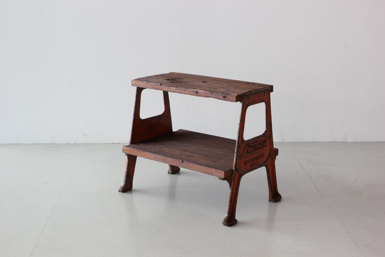Vintage Railroad Step Stool at 1stDibs