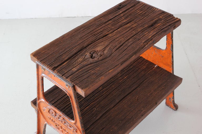 Vintage Railroad Step Stool at 1stDibs