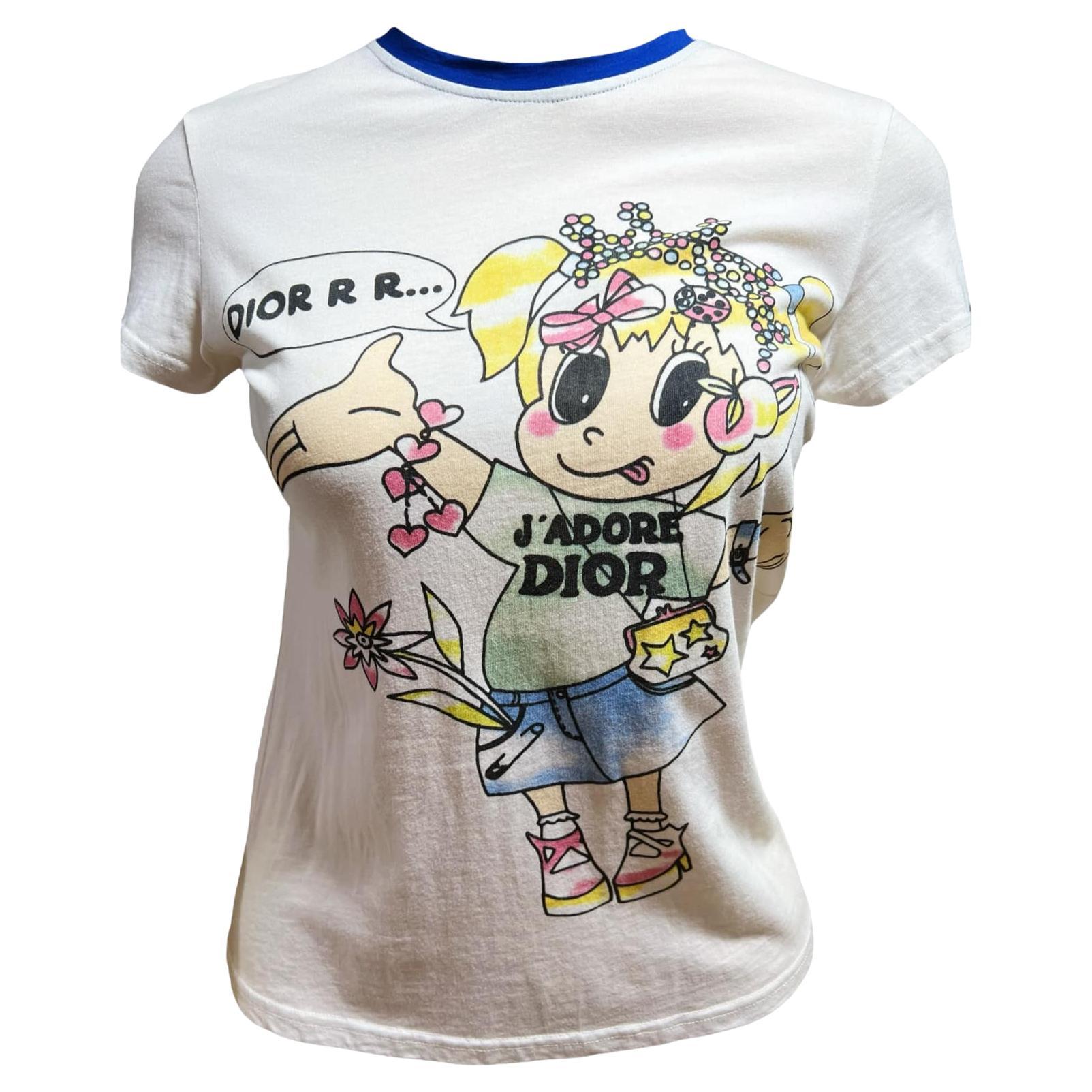 Vintage Rare - CHRISTIAN DIOR - J'adore Dior Cartoon shirt For Sale at ...
