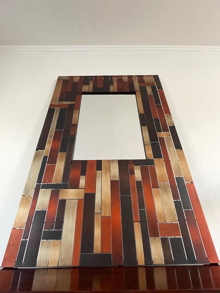 Vintage Rare Danish Design Mirror, Unique Mid Century Danish Design ...