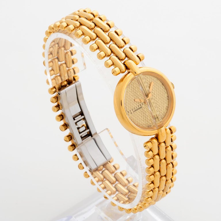 Vintage and Rare Rodolphe by Longines Ladies Wristwatch, Gold Plated ...