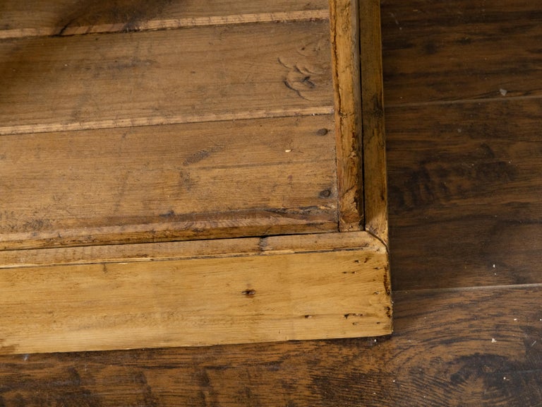 Vintage Raw Wood Pine Storage or Display Cabinets with Cubby Holes ...