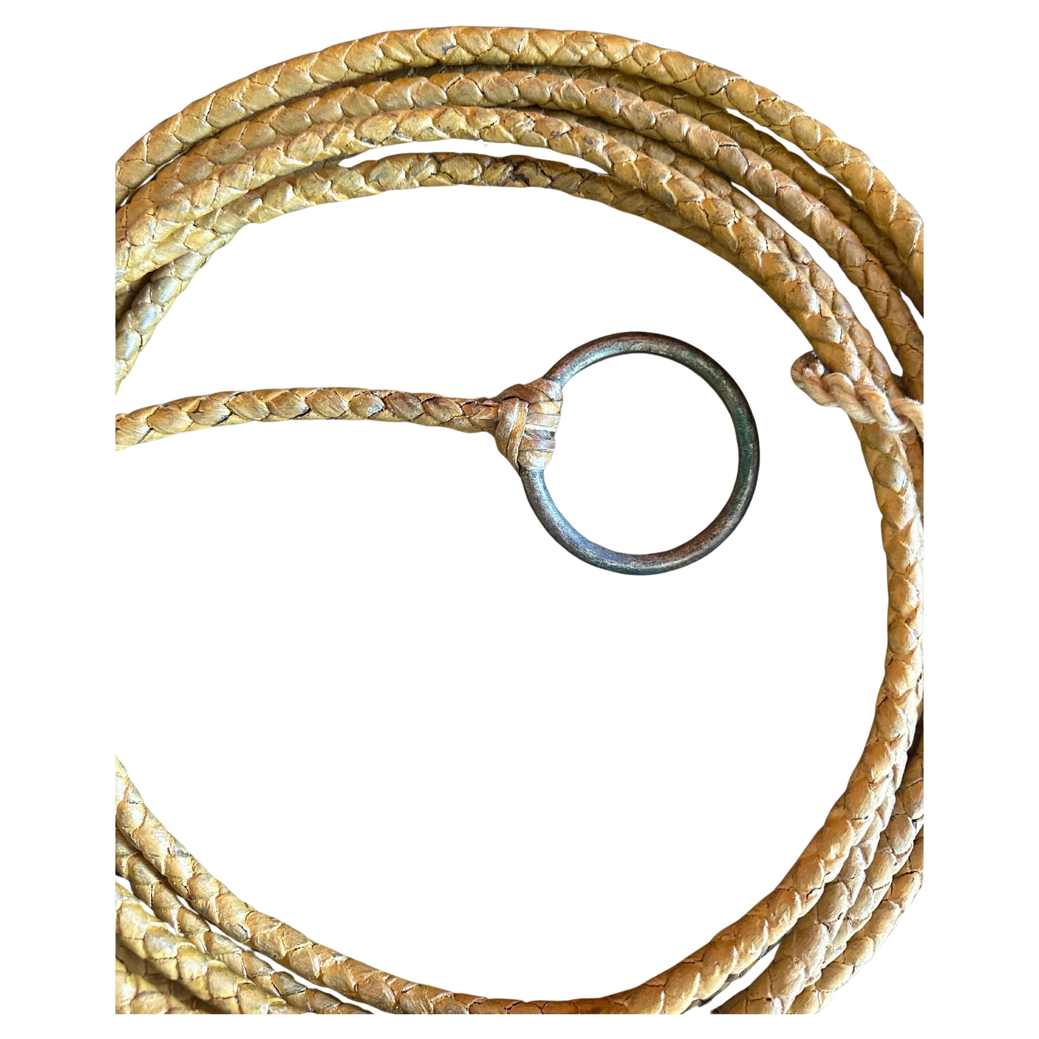 Vintage Rawhide Riata Lasso For Sale at 1stDibs