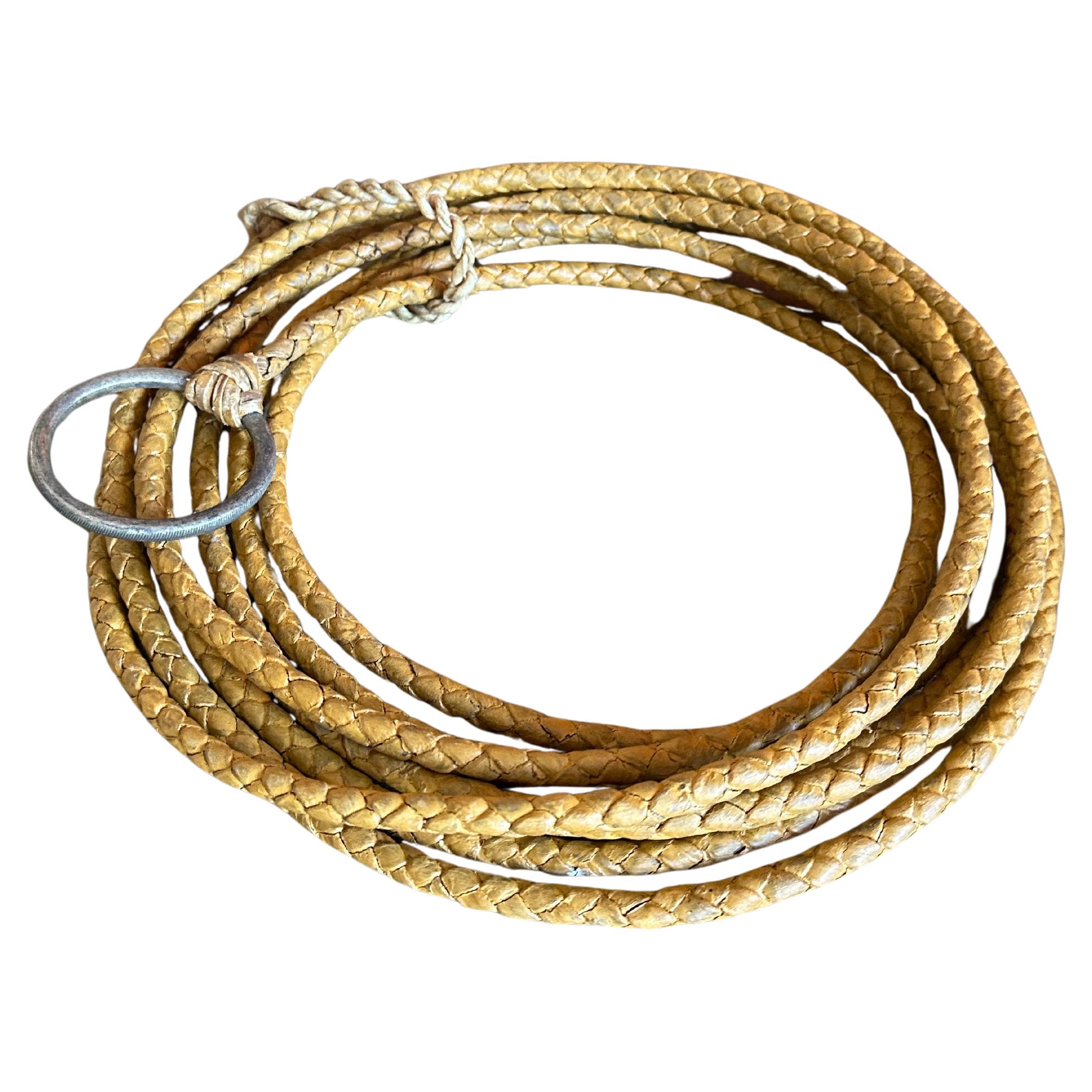Vintage Rawhide Riata Lasso For Sale at 1stDibs