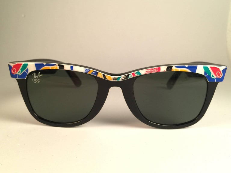 Vintage Ray Ban The Wayfarer Olympics Barcelona 1992 B&L USA 80's ...