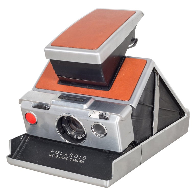 Vintage Reconditioned Polaroid Land Camera "SX-70" with Leather Pouch ...