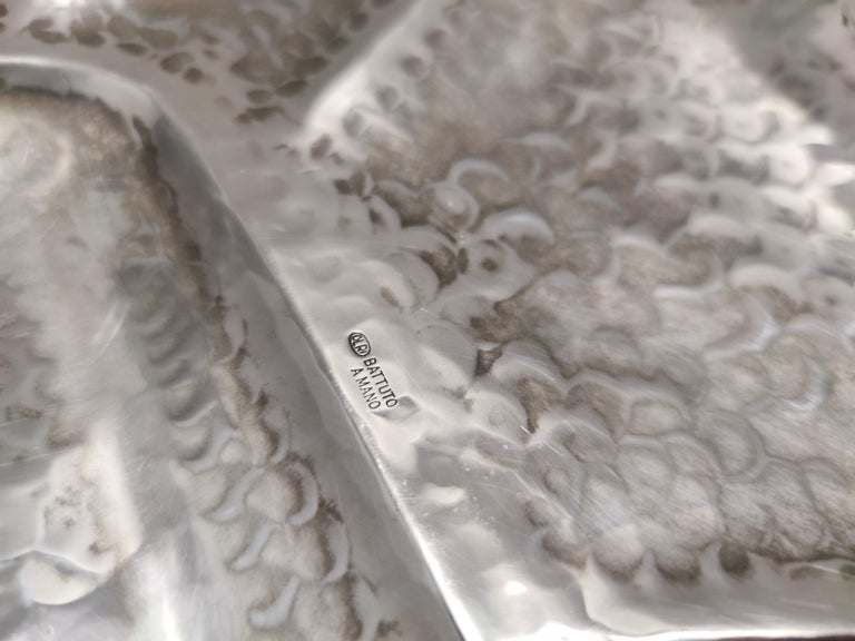 Vintage Rectangular Embossed Silver Plated Tray / Centerpiece by Olri ...