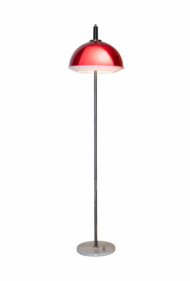 Vintage Red Lamp, Italy 1970s For Sale at 1stDibs