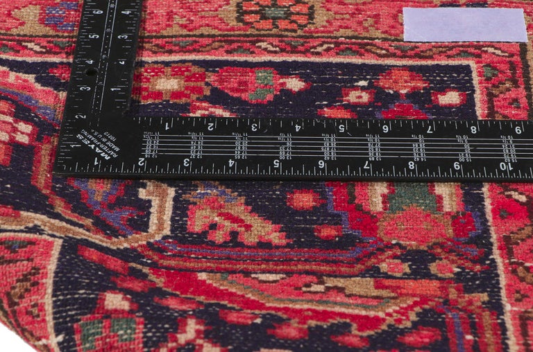 Vintage Red Persian Malayer Rug For Sale at 1stDibs