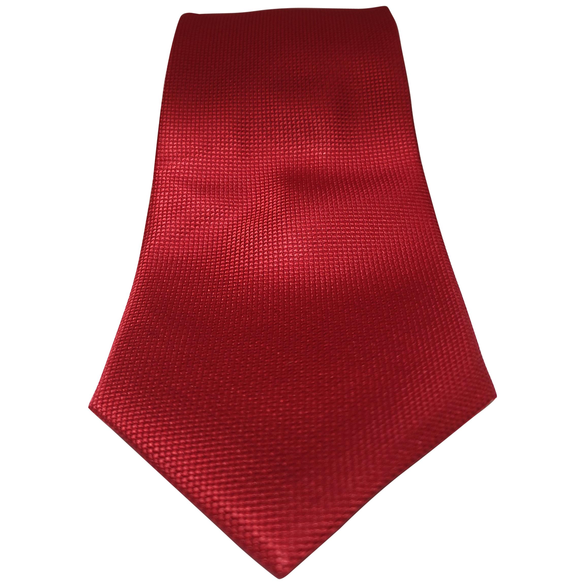 E. Marinella Napoli Red Patterned Silk Tie For Sale at 1stDibs
