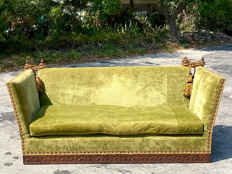 Vintage Regency Cache Knole Sofa For Sale at 1stDibs