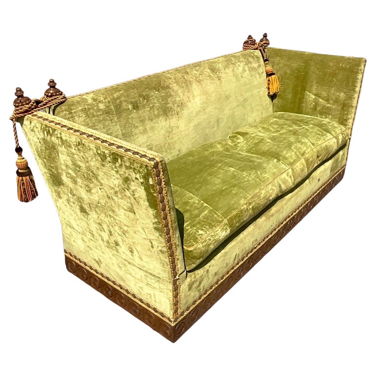 Vintage Regency Cache Knole Sofa For Sale at 1stDibs