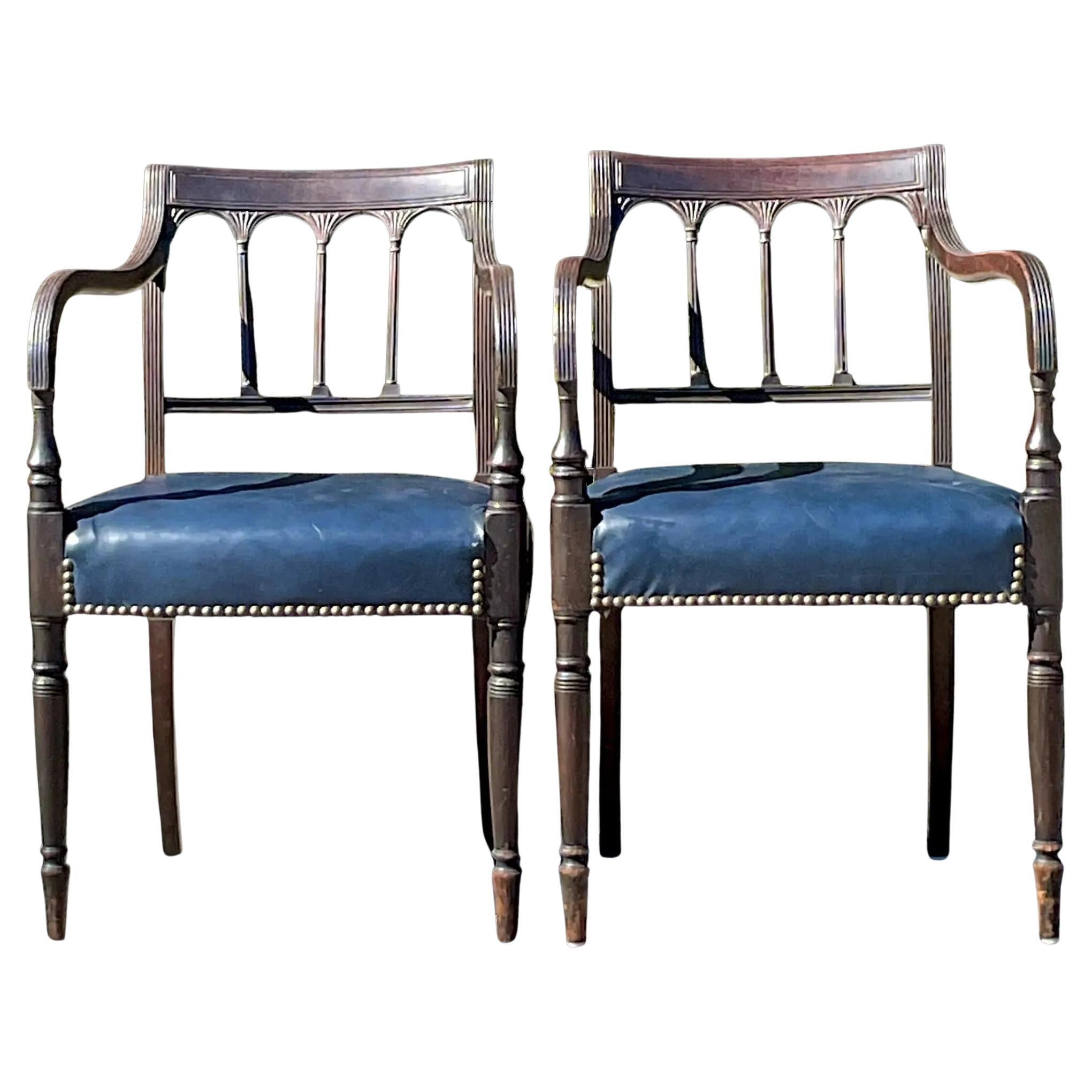 Vintage Contemporary Missoni Home “Daniela” Arm Chair - a Pair For Sale ...