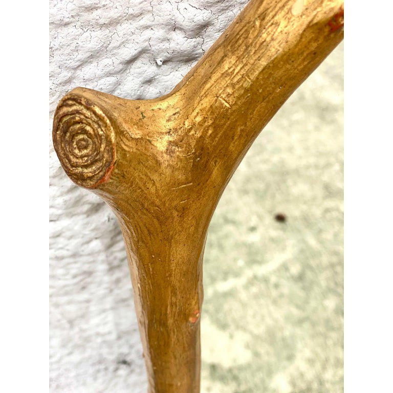 Vintage Regency Carvers Guild Carol Canner Twig Mirror at 1stDibs ...