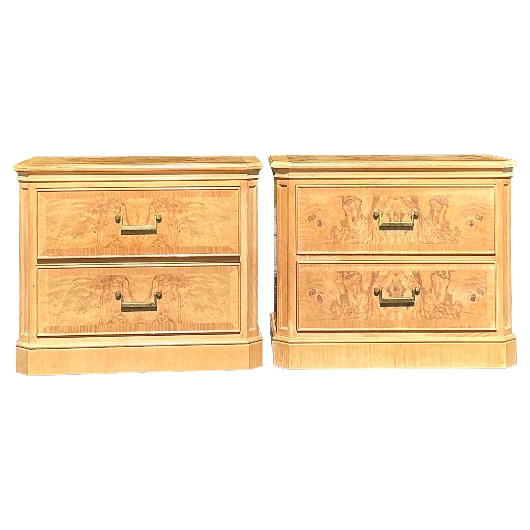 DREXEL HERITAGE Heirlooms Flame Mahogany Chippendale Serpentine ...