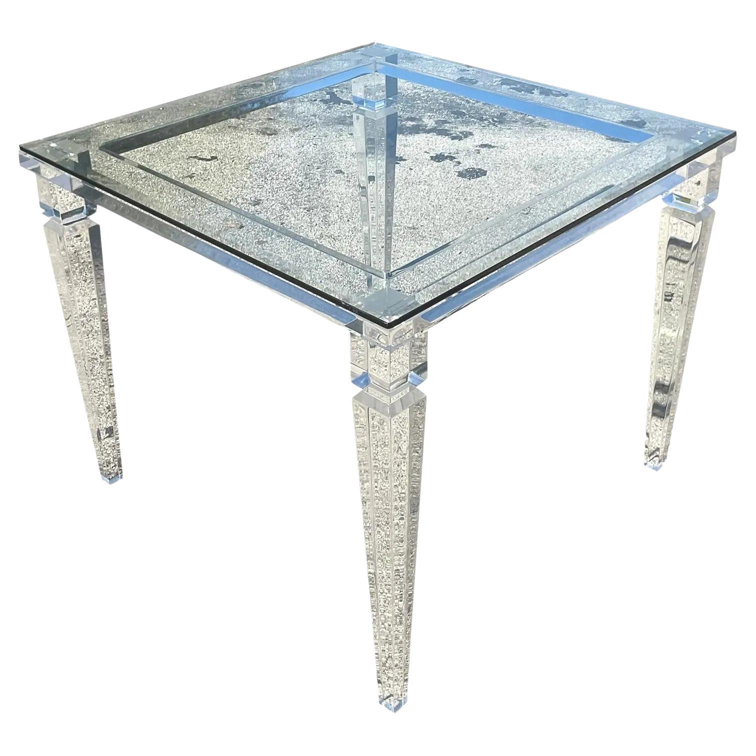 Vintage Lucite Game Table at 1stDibs