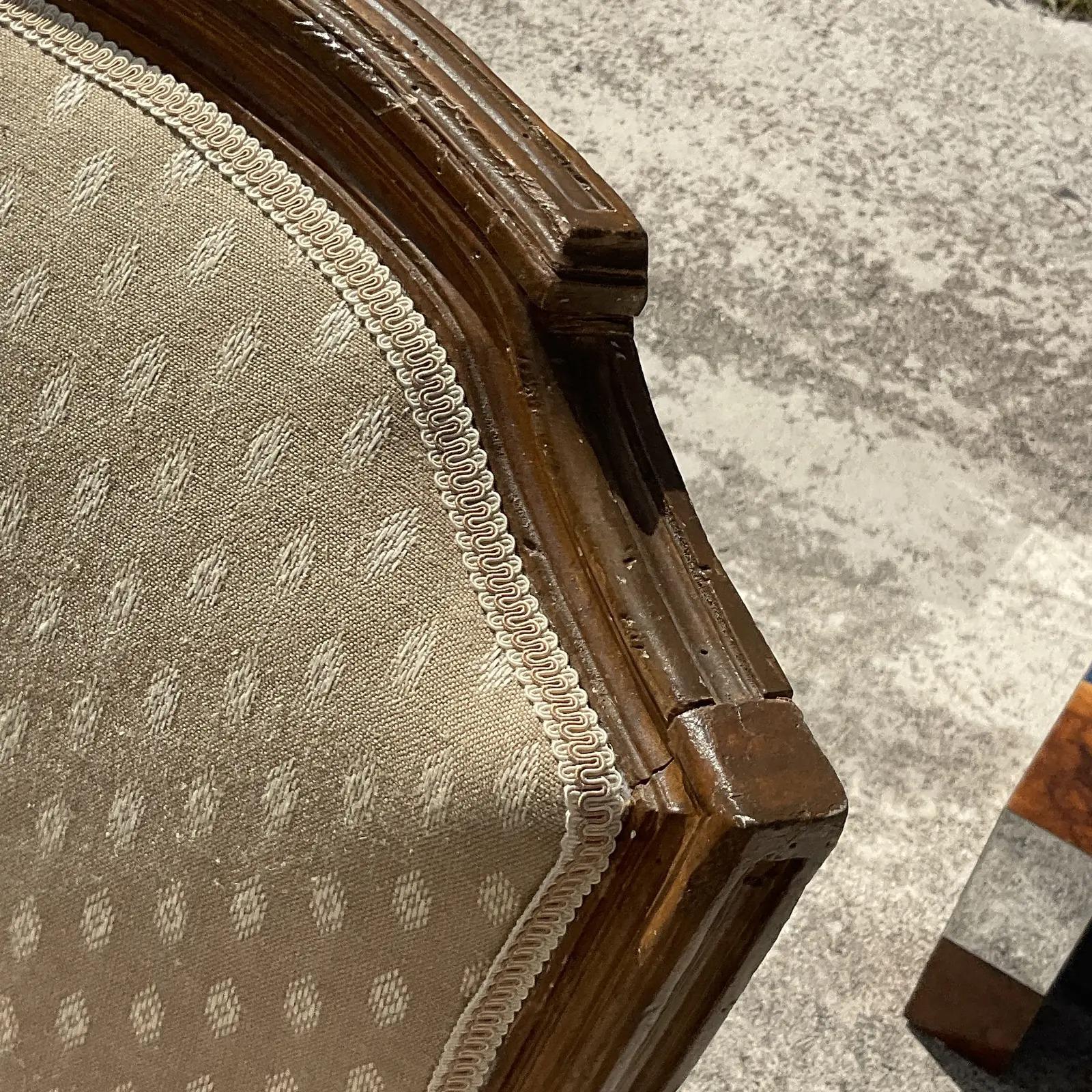 Vintage Regency Notched Back Bergere Chairs - a Pair at 1stDibs