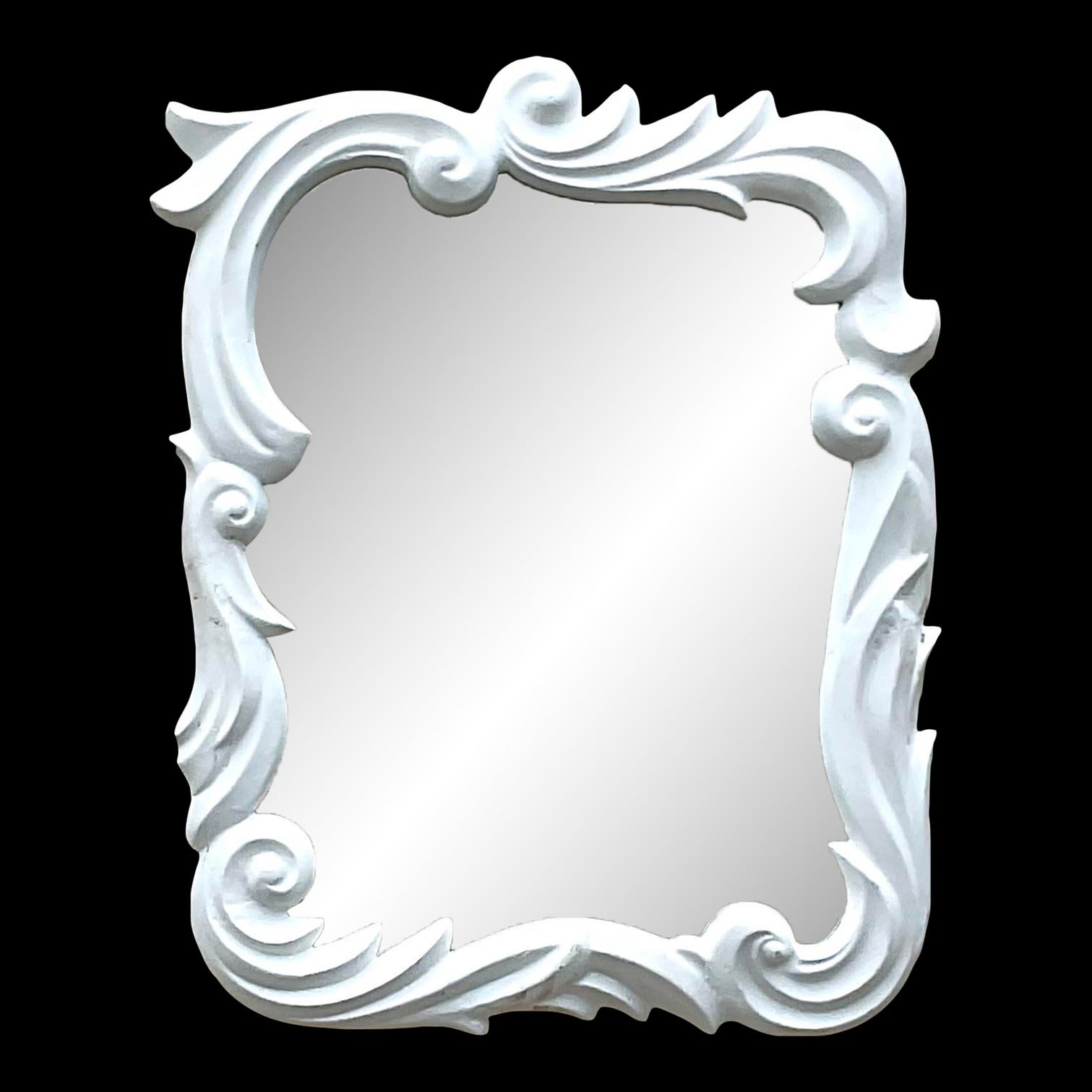 Vintage Regency Plaster Mirror After Dorothy Draper For Sale at 1stDibs